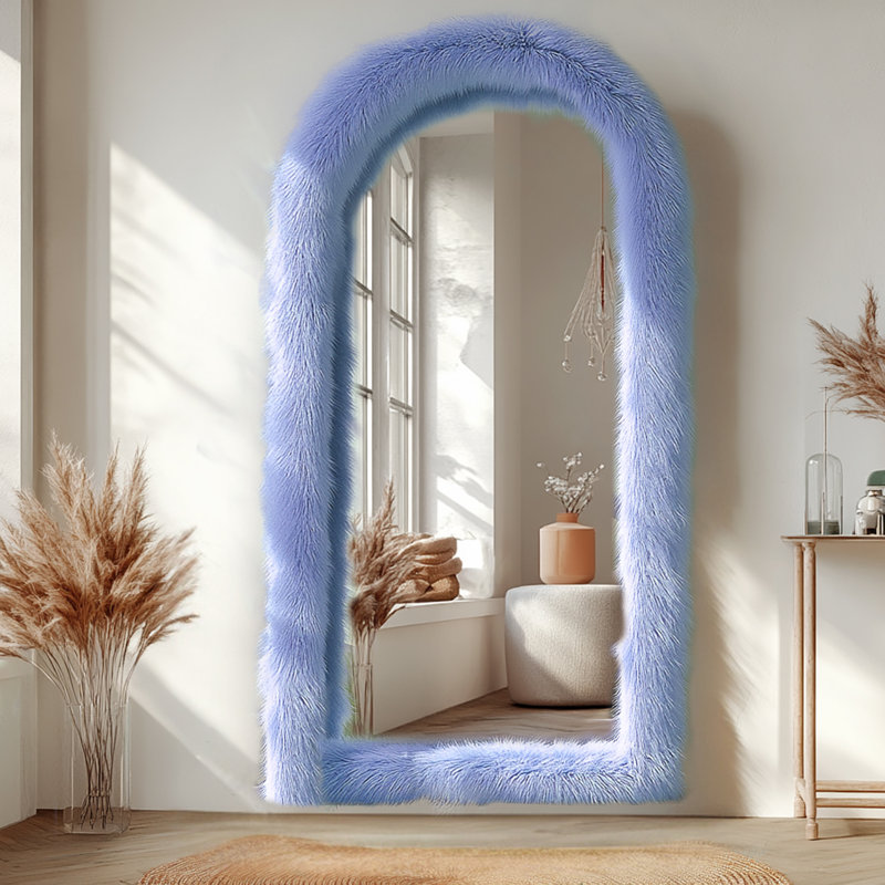 Mercer41 Jezell Manufactured Wood Arch Floor Mirror & Reviews | Wayfair