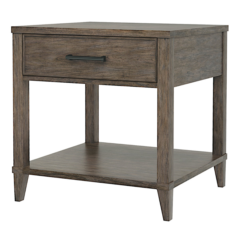 Wildon Home® Single Drawer End Table With Fixed Shelf – Arlington ...