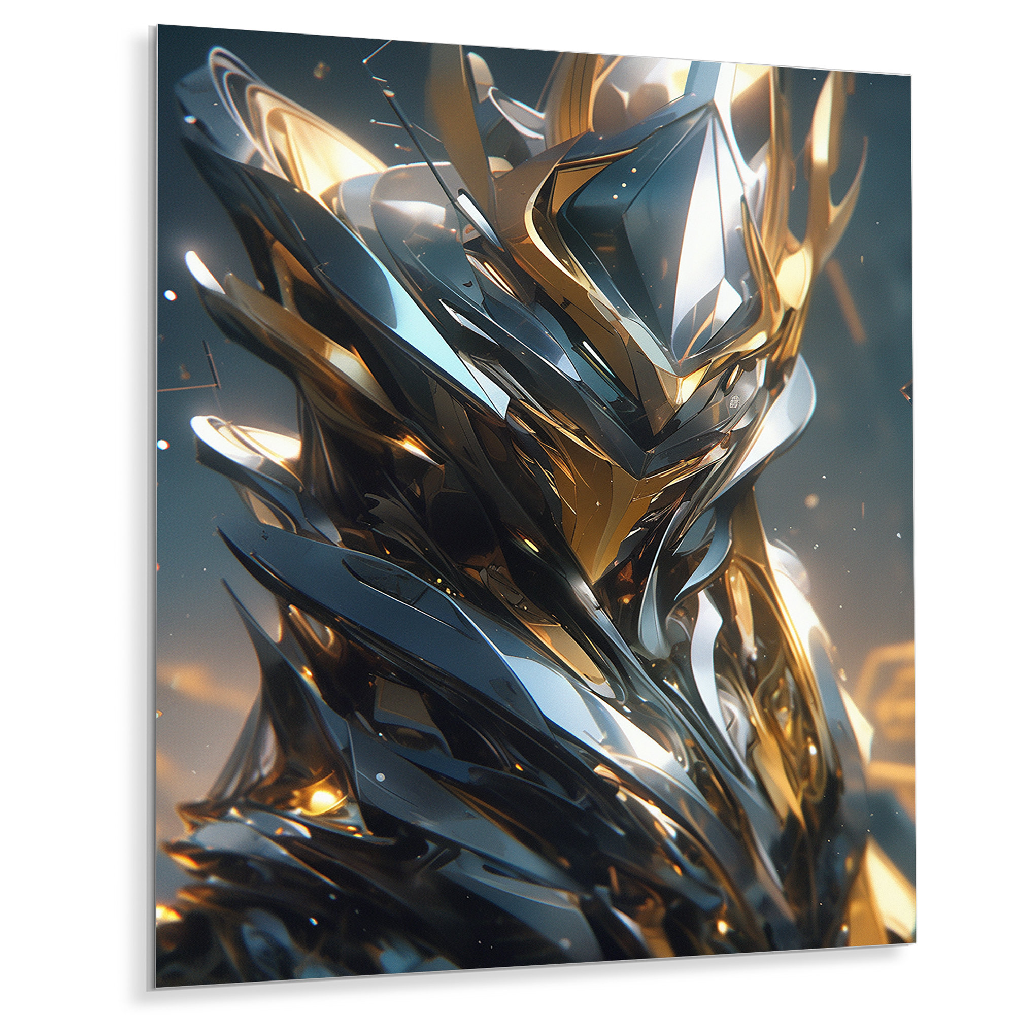 Ivy Bronx Cosmic Alien - Alien Metal Art Print - Wayfair Canada