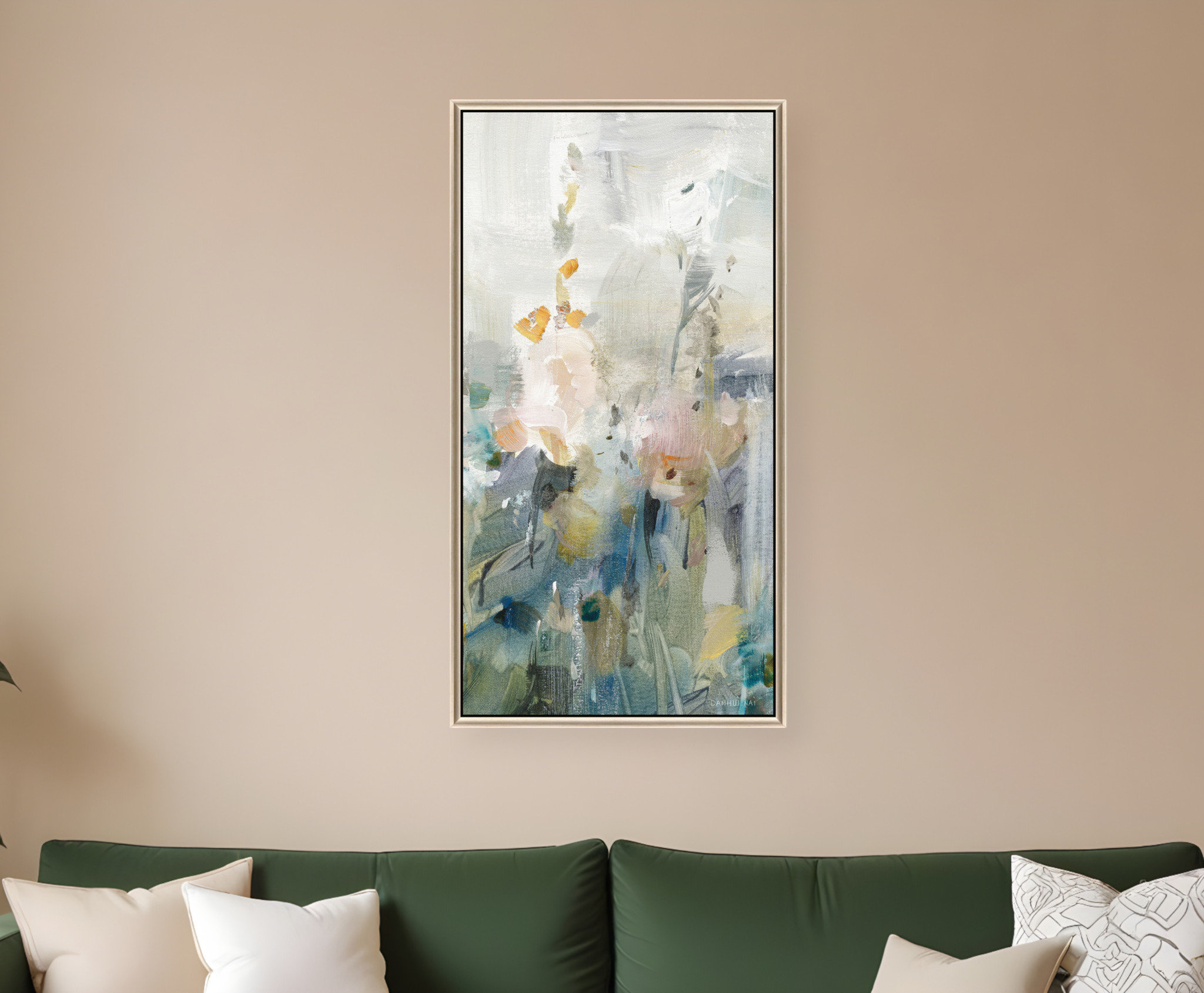 HomeRoots Rustic Garden II Silver Floater Frame Print Wall Art | Wayfair