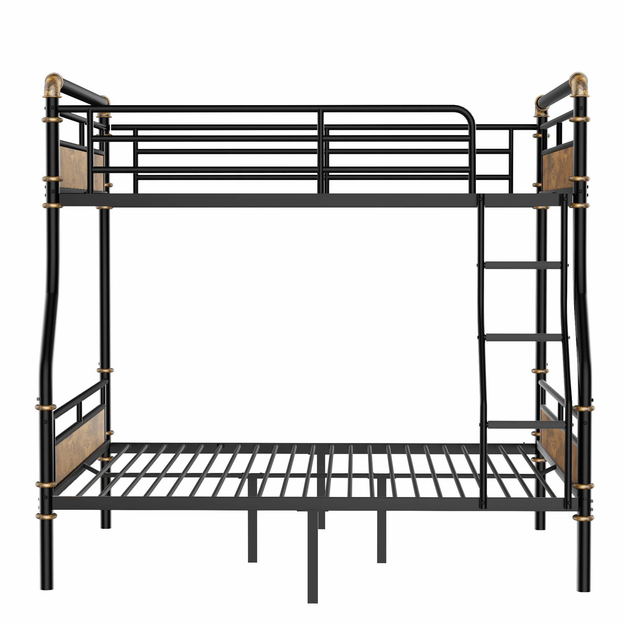 Red Barrel Studio® Metal Bunk Bed, Industrial Detachable Bunkbeds With ...