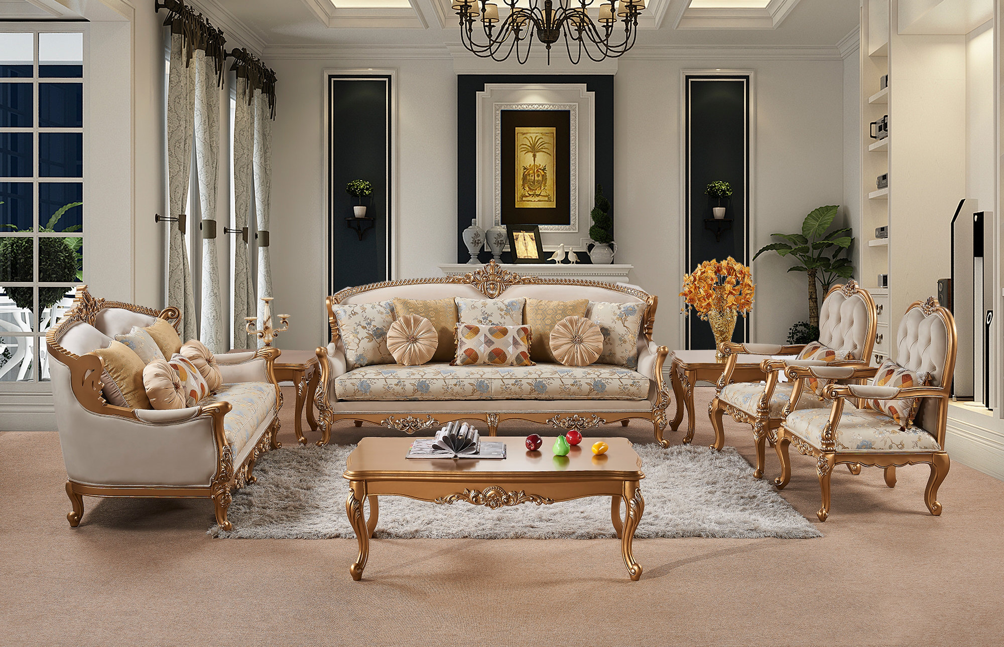 Bloomsbury Market 7 Piece Living Room Set | Wayfair