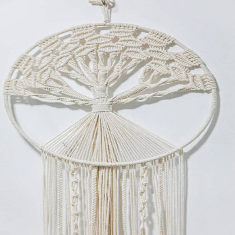 Dakota Fields Cotton Tree Of Life Wall Hanging | Wayfair