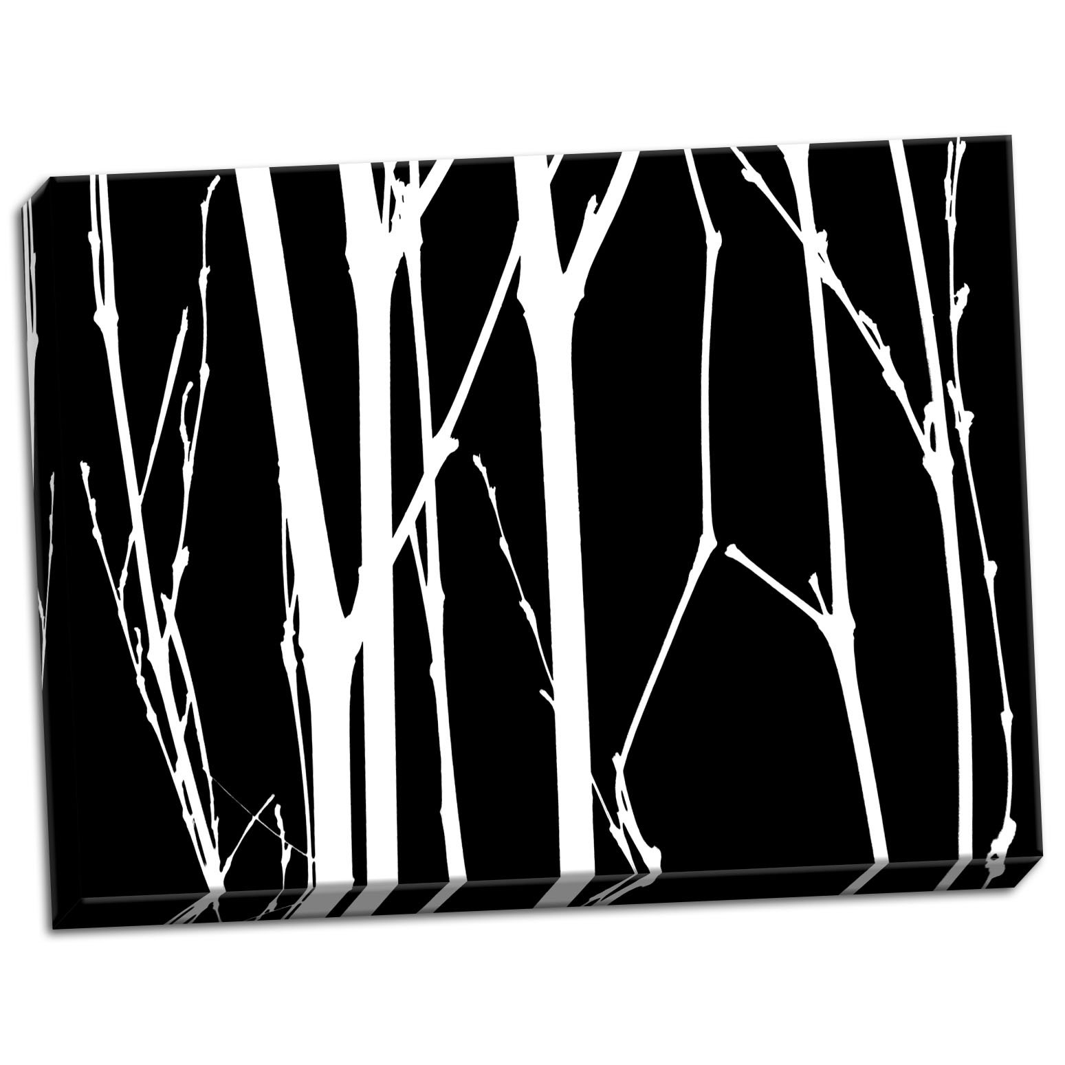 Ebern Designs 'Reverse Silhouette I' Graphic Art Print on Wrapped ...