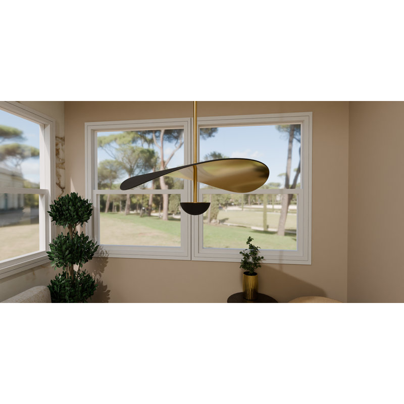 Mercer41 Maurietta Integrated LED Matte Black Pendant Light | Wayfair