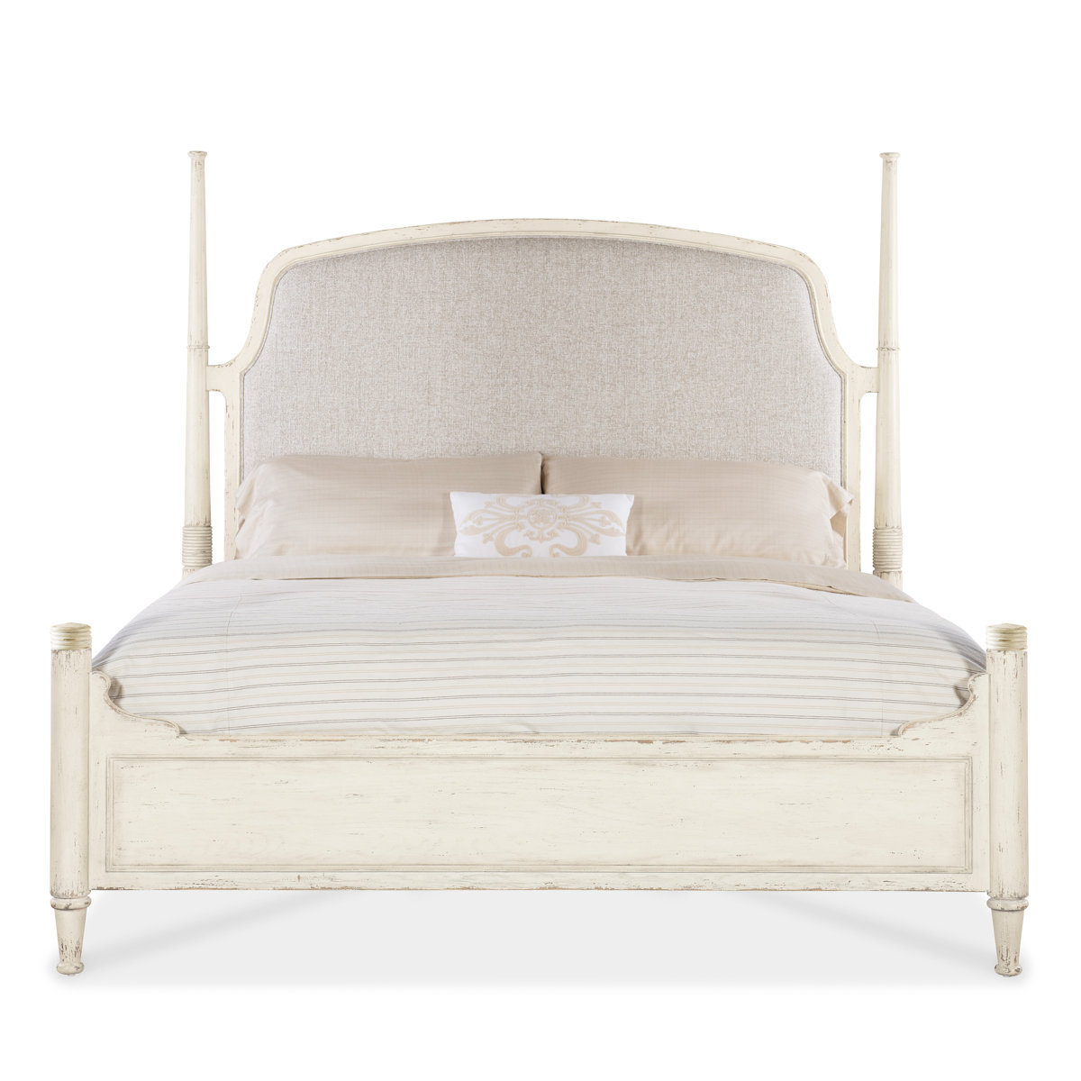 Hooker Furniture Americana Upholstered Four Poster Bed & Reviews | Perigold