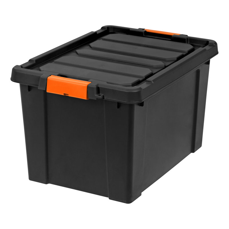IRIS USA, Inc. 76 Qt./19 Gal. Heavy-duty Stackable Storage Tote ...