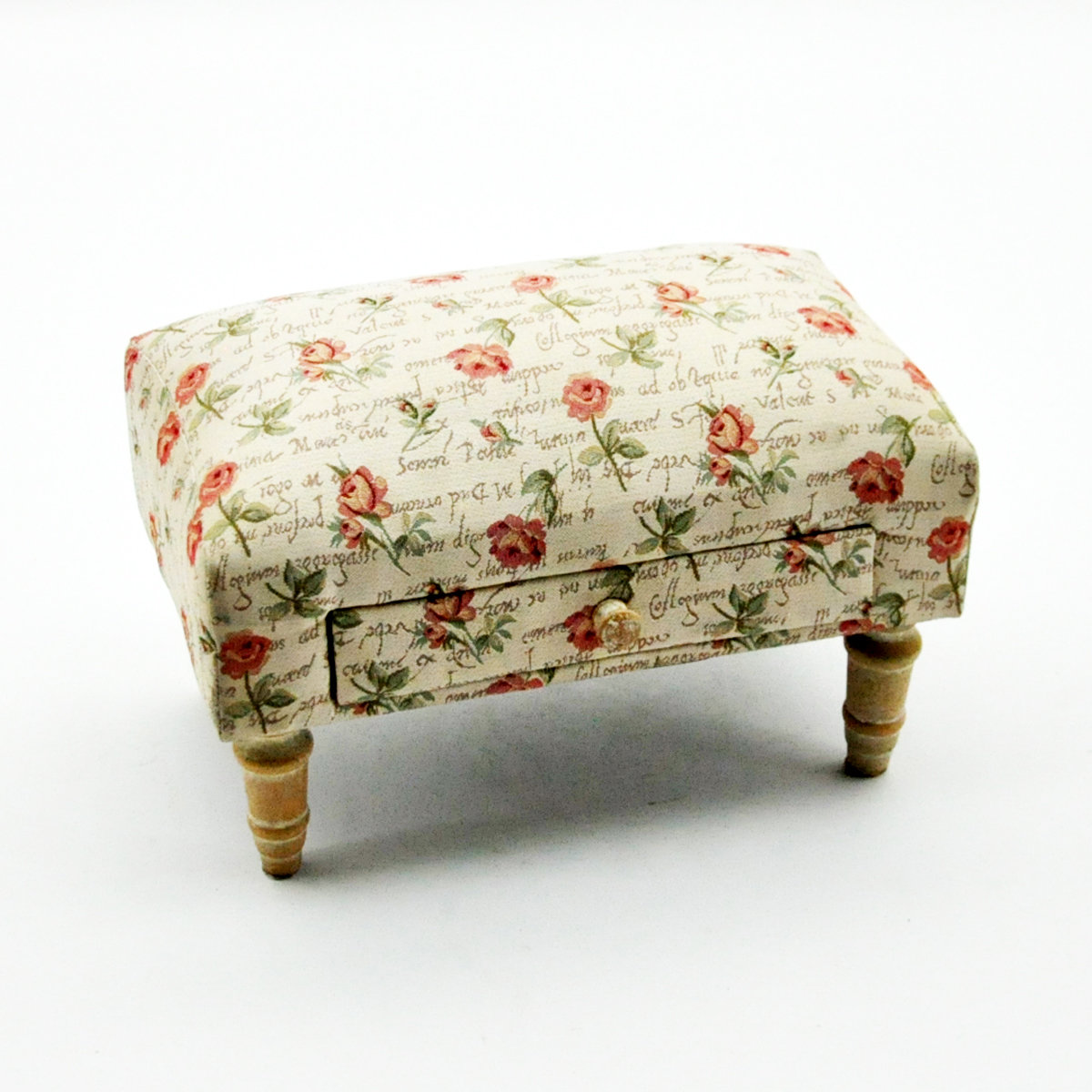Lily Manor Ranchester Roses with Drawer Stool | Wayfair.co.uk