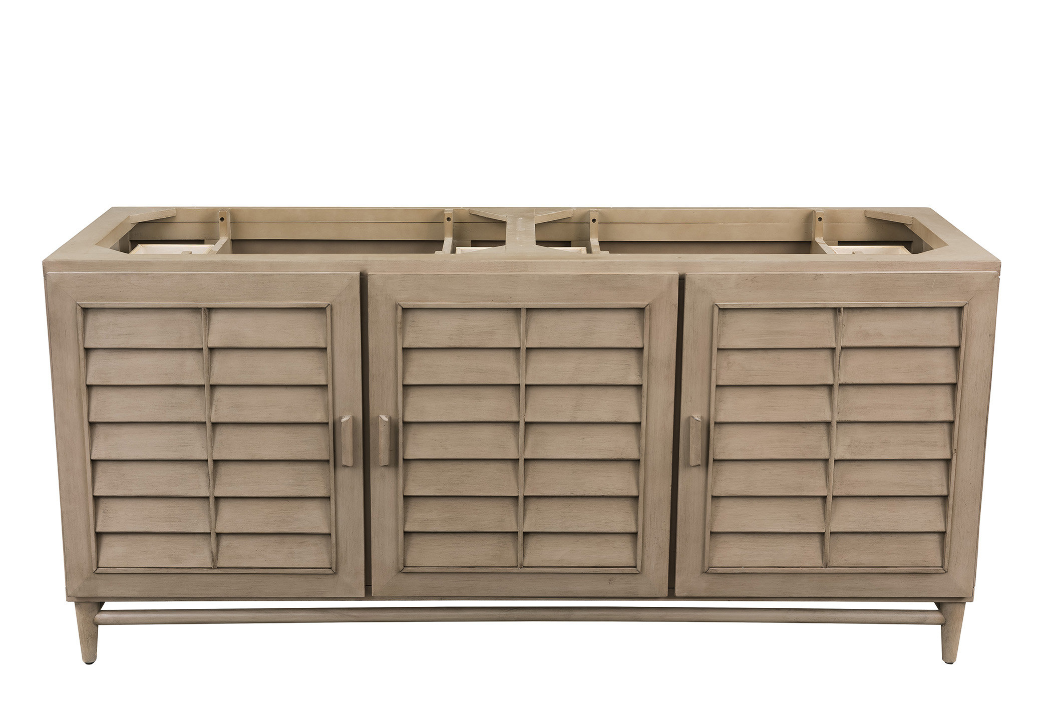 James Martin Vanities Portland 72'' W Double Bathroom Vanity Base ...