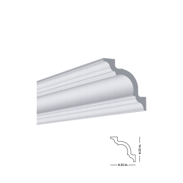 A La Maison Ceilings Moulure couronnée en styromousse à coller 110,5 l ...