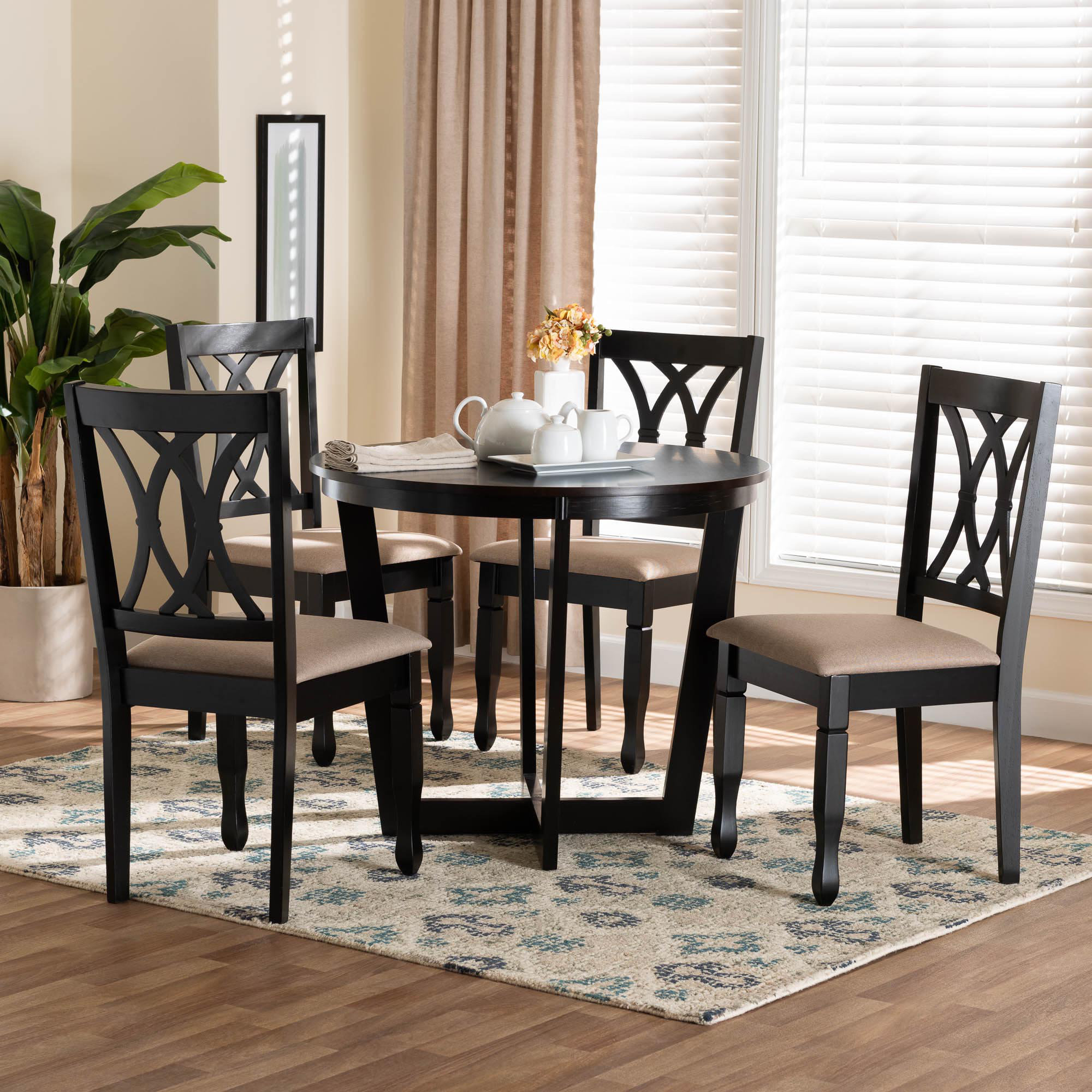 Alcott Hill® Jillian 35.4 L x 35.4 W Dining Set | Wayfair