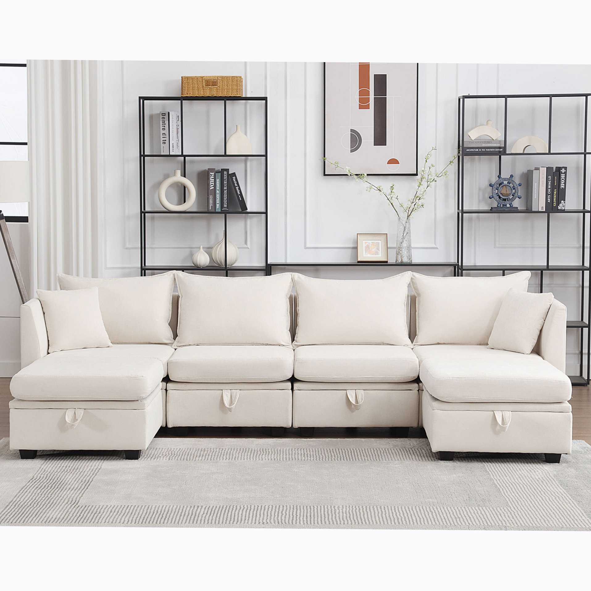 Latitude Run® Nimsy Upholstered Sectional | Wayfair