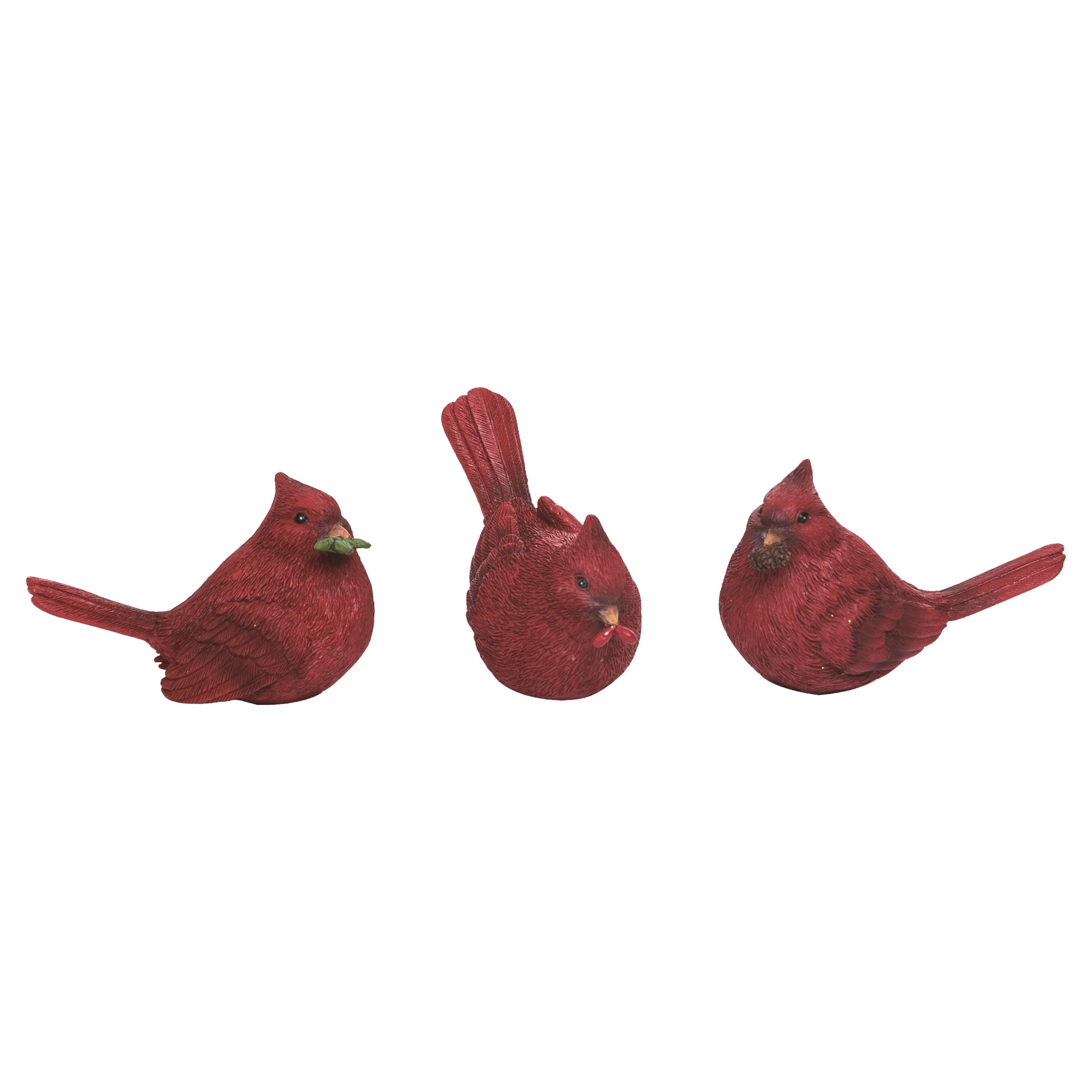 The Holiday Aisle® Christmas Holiday Red Polyresin Cardinal Bird Small ...