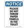 SignMission Please Do Not Throw Paper Towels Sign | Wayfair