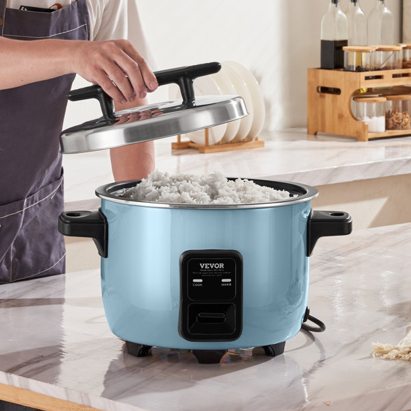 VEVOR Commercial Rice Cooker 60-Cup Non-Stick Pot 13L 24H Keep Warm ...