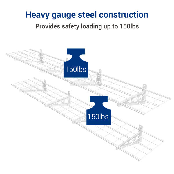 WFX Utility™ 72" W x 12" D Garage Storage Rack & Reviews | Wayfair