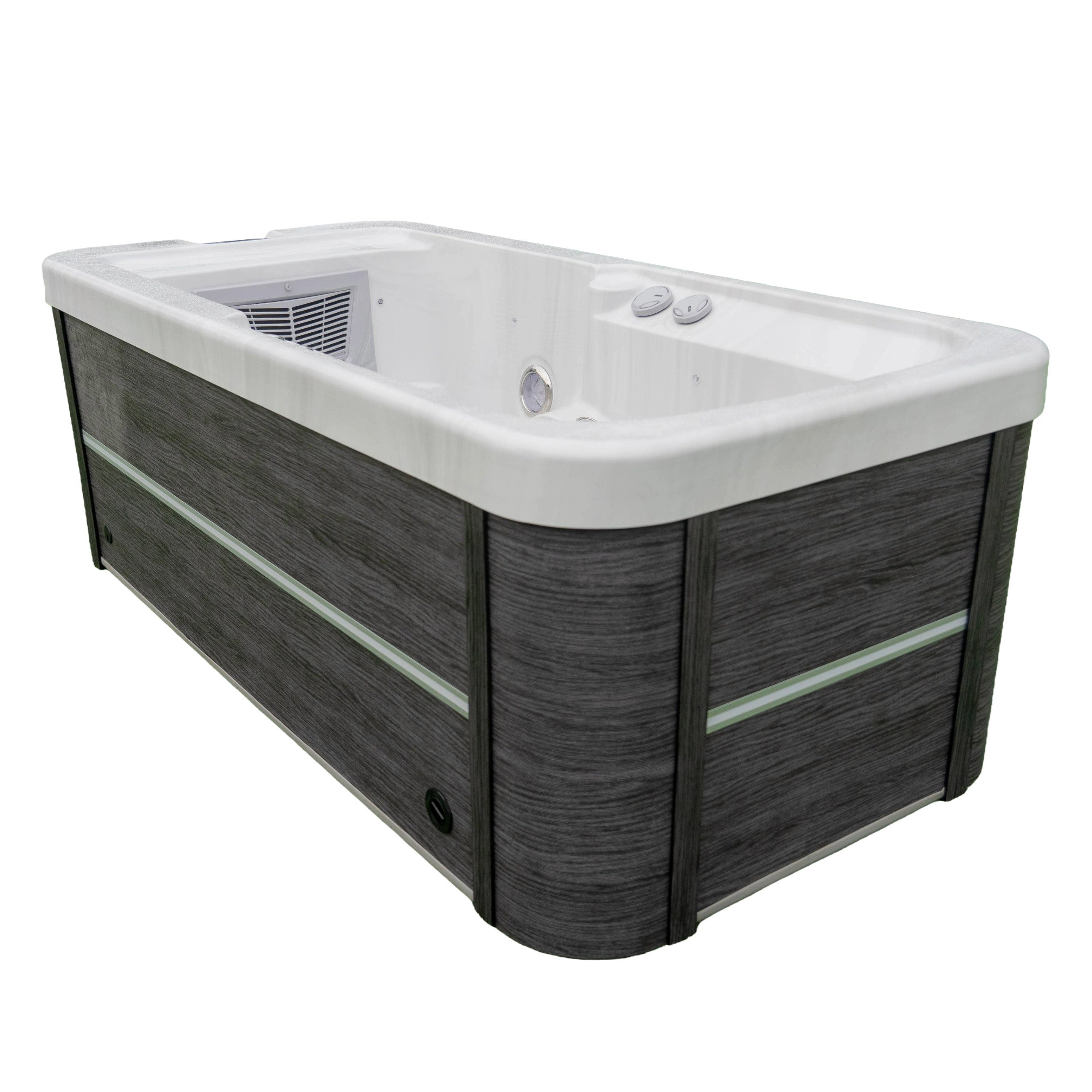 Luxury Spas Lacey 1 Person 220v Standard Hot Tub With Waterfall, Led ...