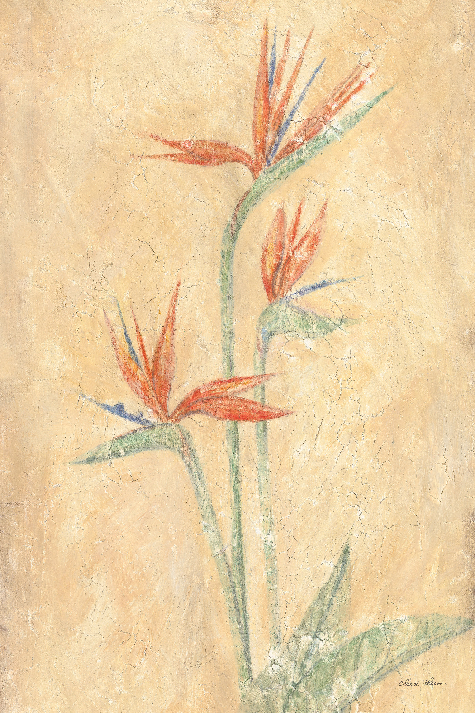 Bay Isle Home™ Tropical Flowers I On Canvas by Cheri Blum Print | Wayfair