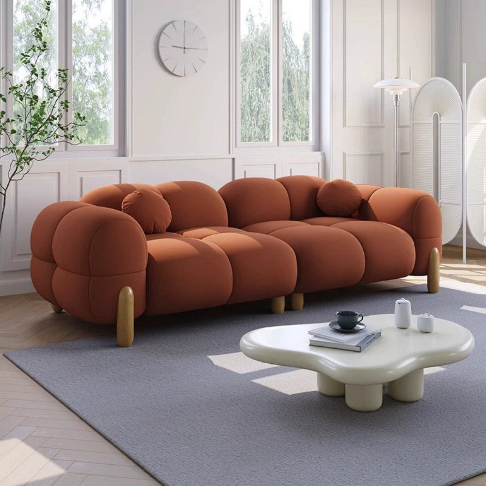 Danbenla design Simple Cream Style Casual Sofa | Wayfair