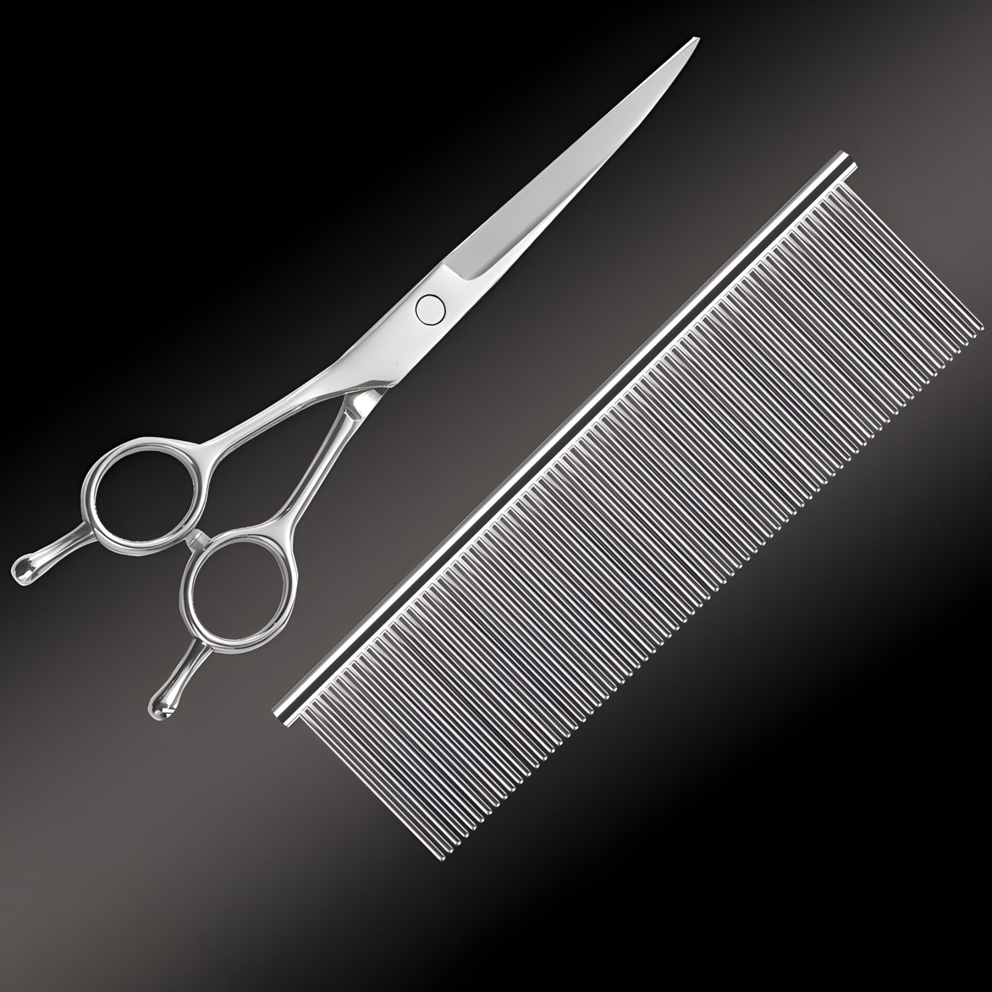 NUODA Pet Curved Clipper With Thinning Comb Beauty Tool, Hair Cutting ...