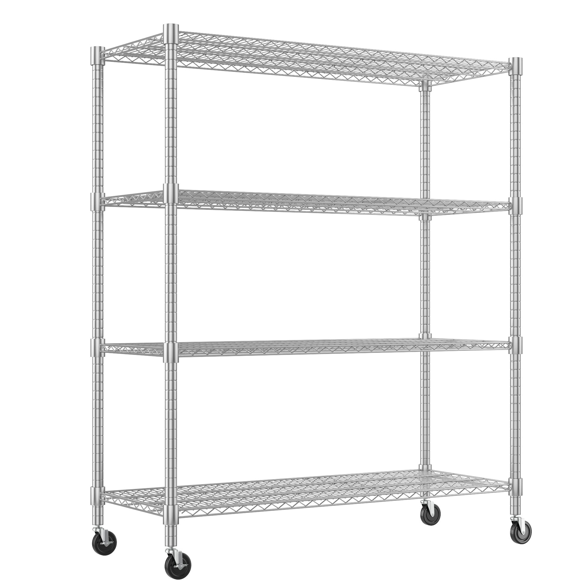 Rebrilliant Nijal 60'' W Steel Height -Adjustable Storage Rack with ...