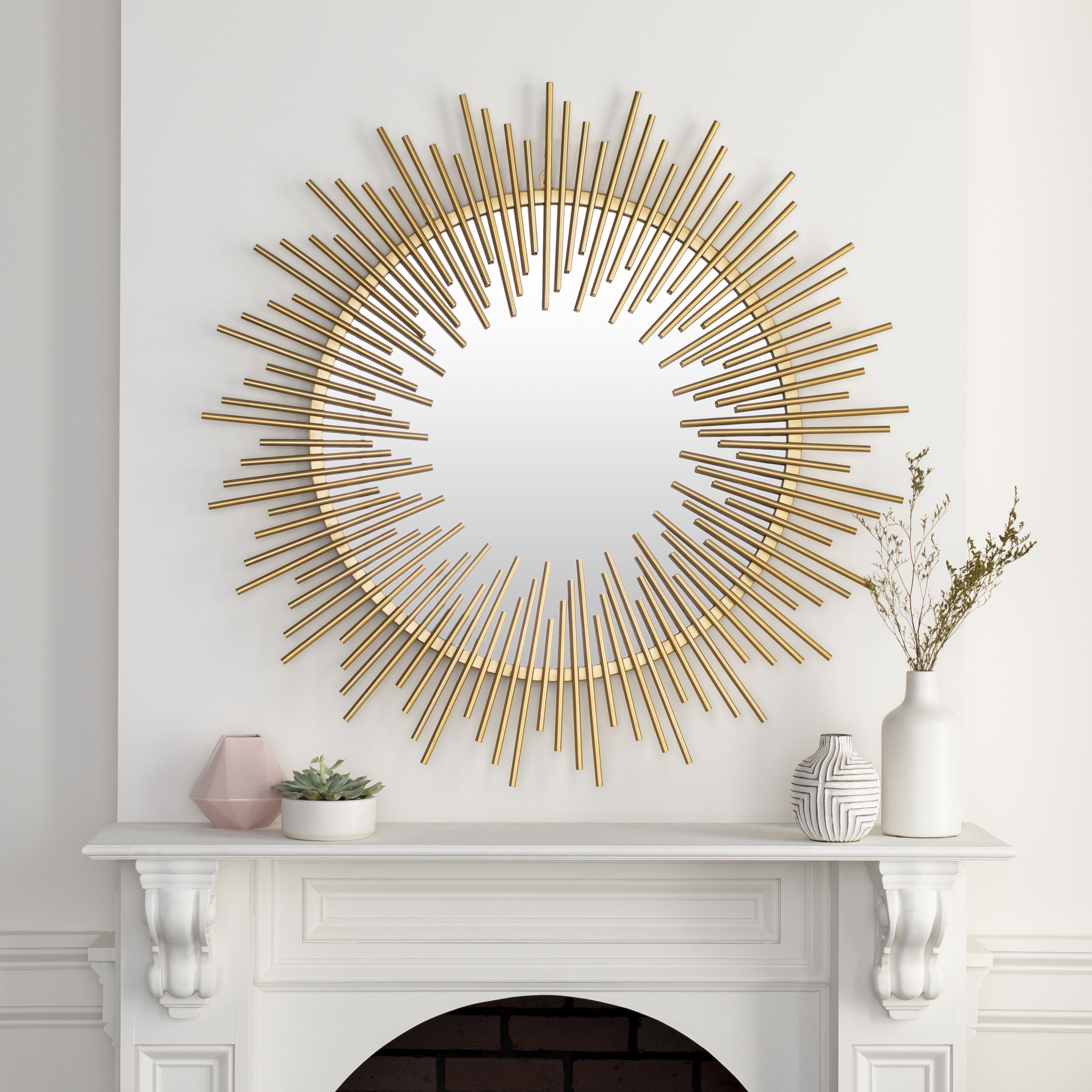 Willa Arlo Interiors Magill Sunburst Metal Wall Mirror & Reviews | Wayfair