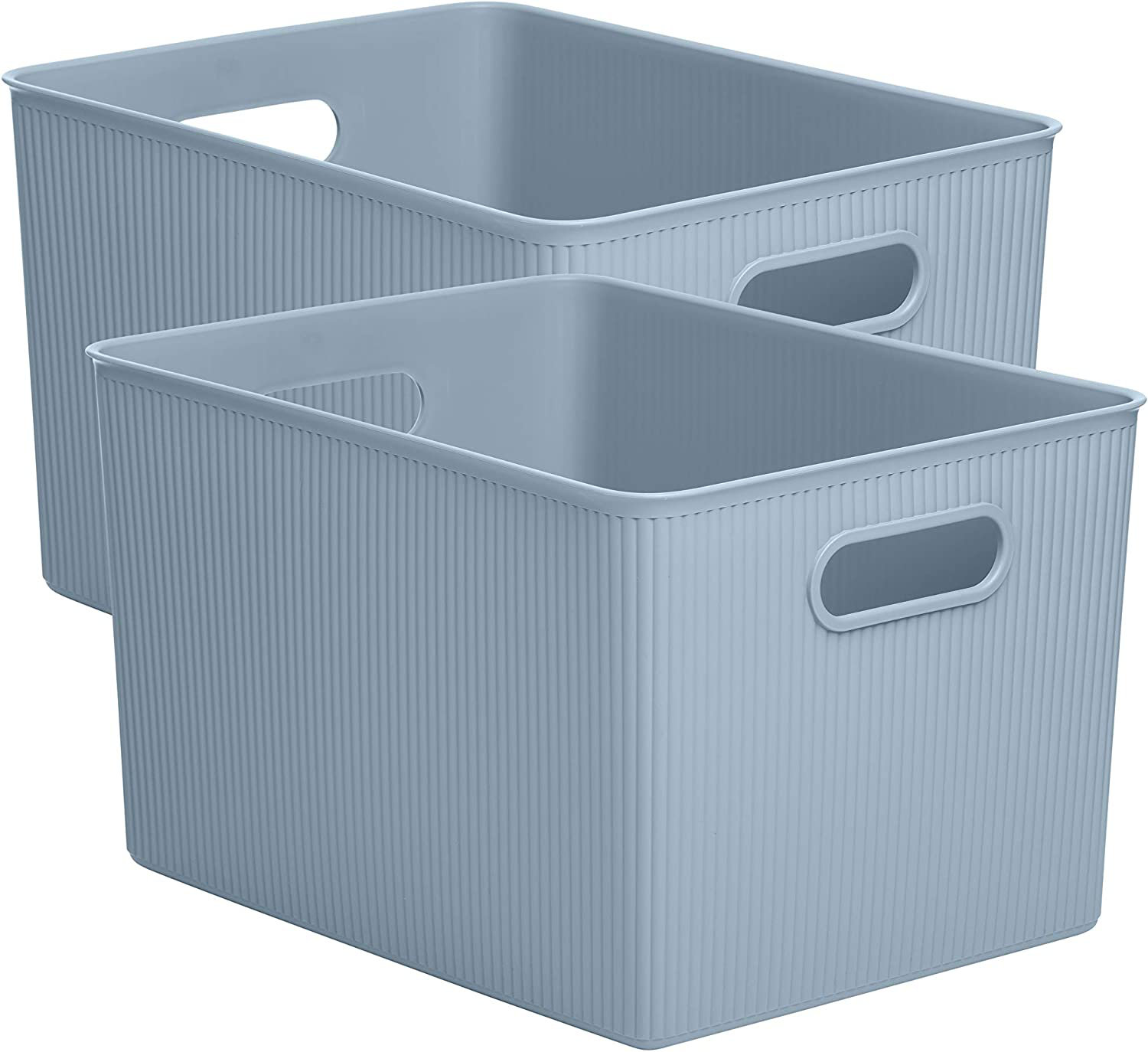 Superio Ribbed Laundry Basket | Wayfair