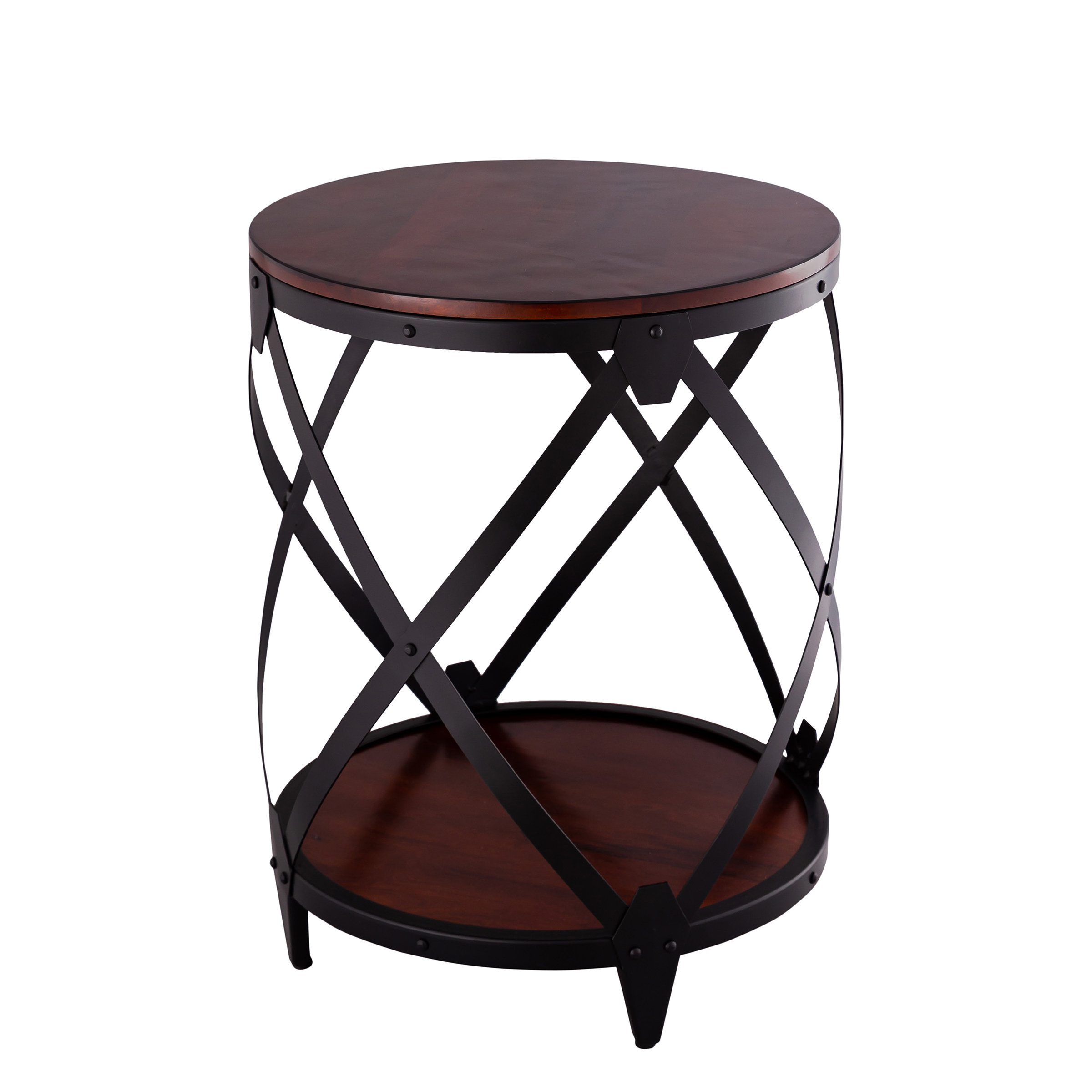 Red Barrel Studio® Solid Wood End Table with Storage | Wayfair