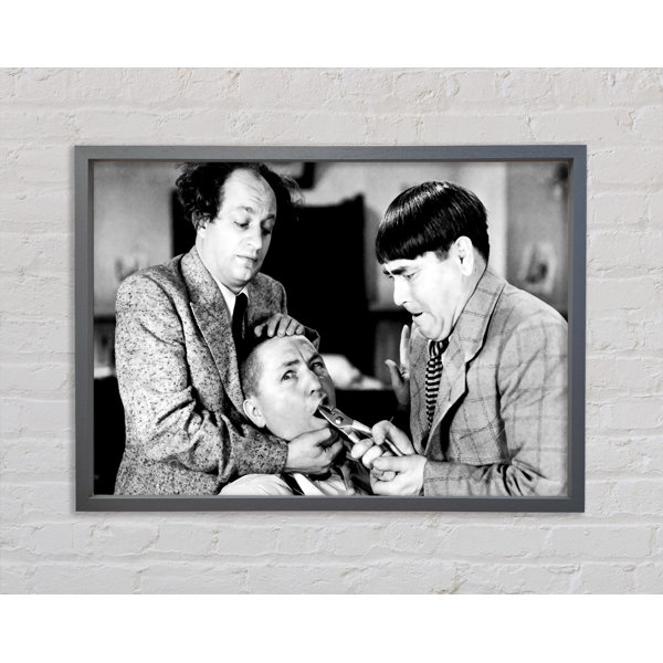Bright Star The Three Stooges Tooth Pull - Single Picture Frame Art ...