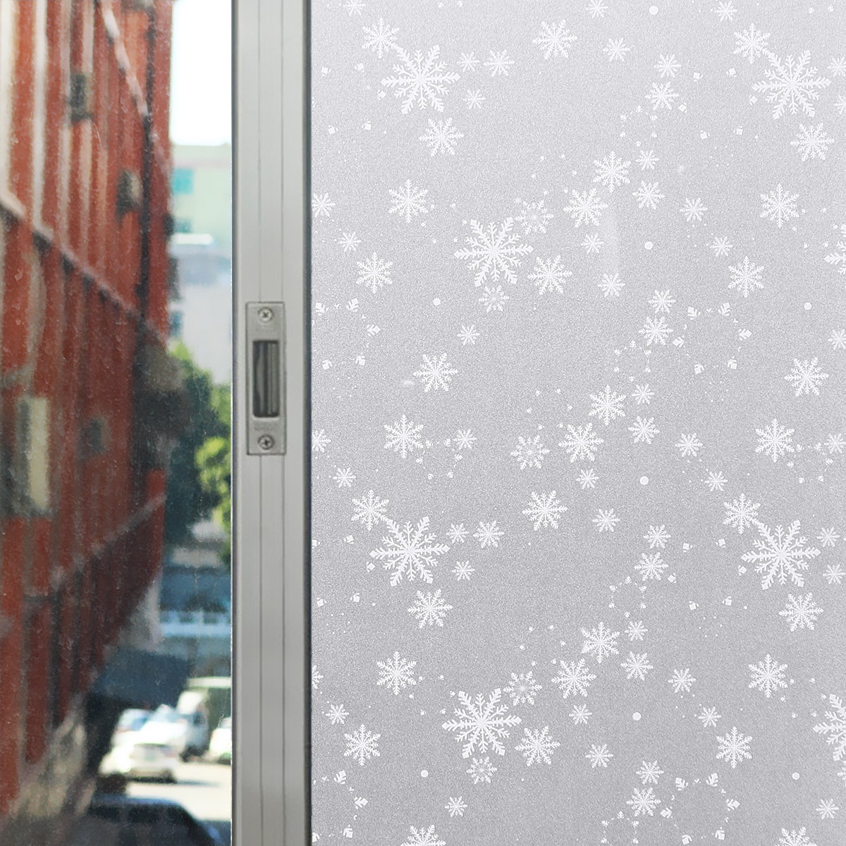Latitude Run® Self-Adhesive Waterproof Frosted Privacy Window Decal ...