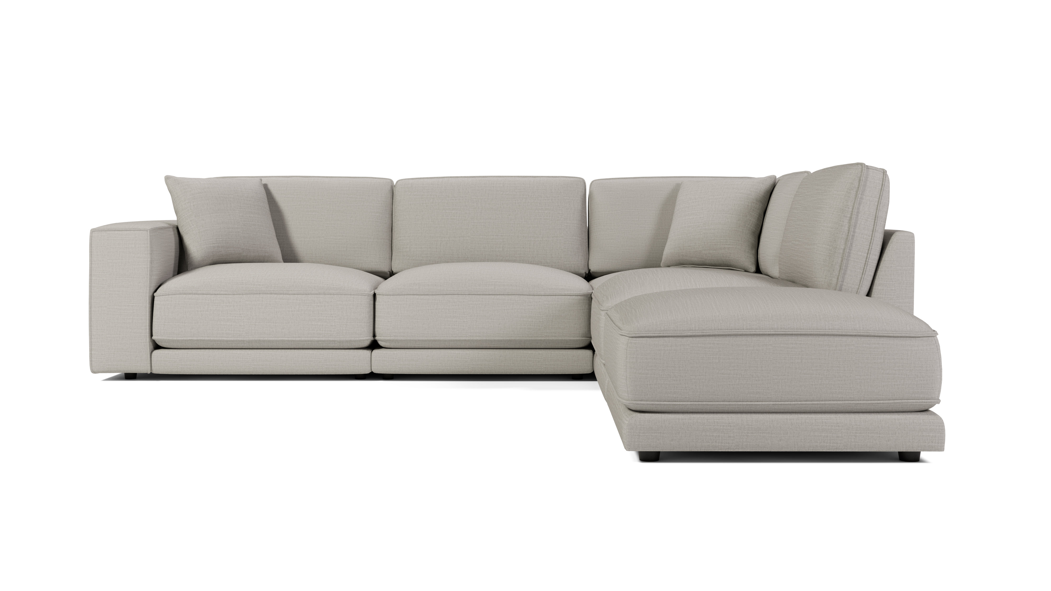 Modloft Elmore Modular Sofa 3A In Stone | Perigold