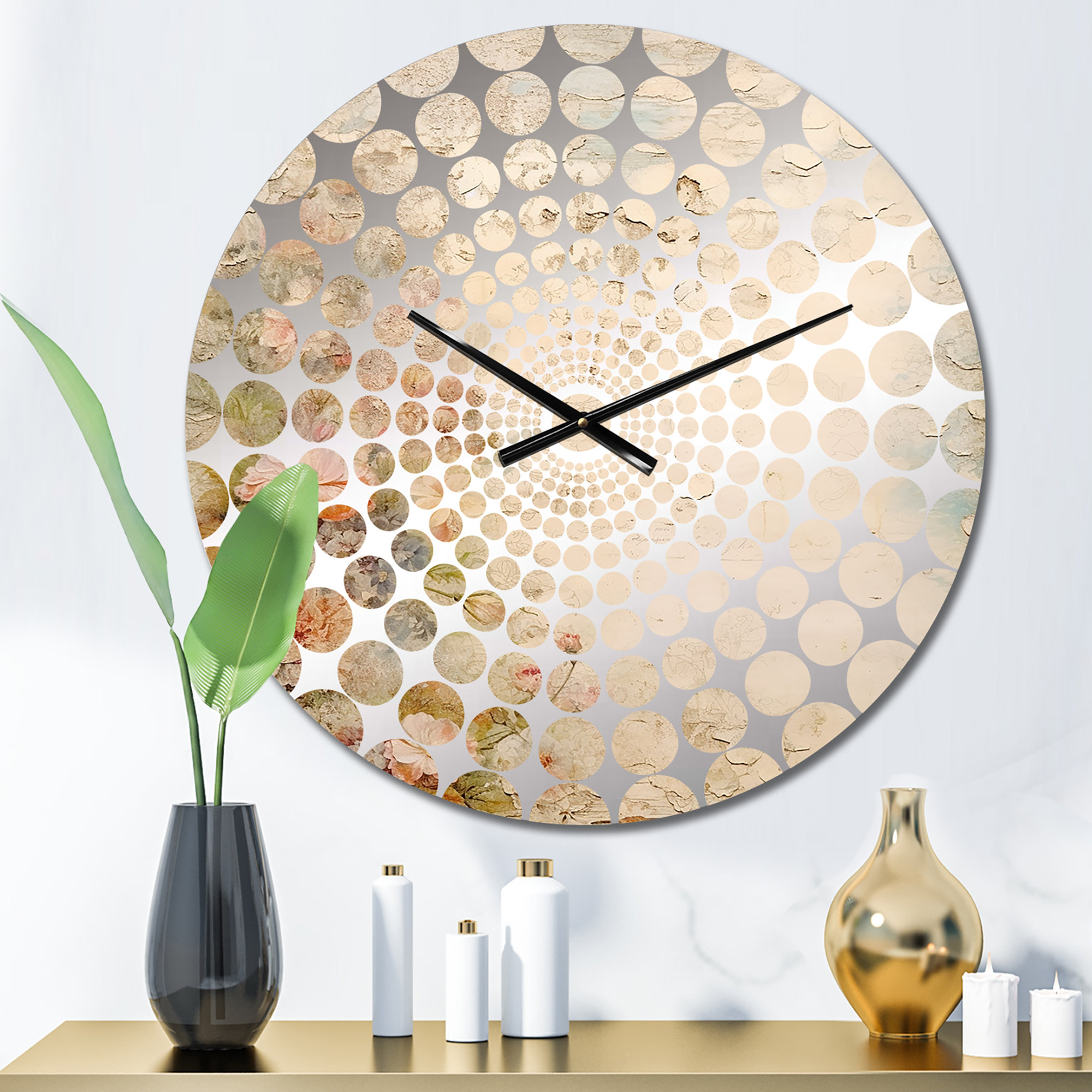East Urban Home Eidelweiss - Rose Wall Clock | Wayfair