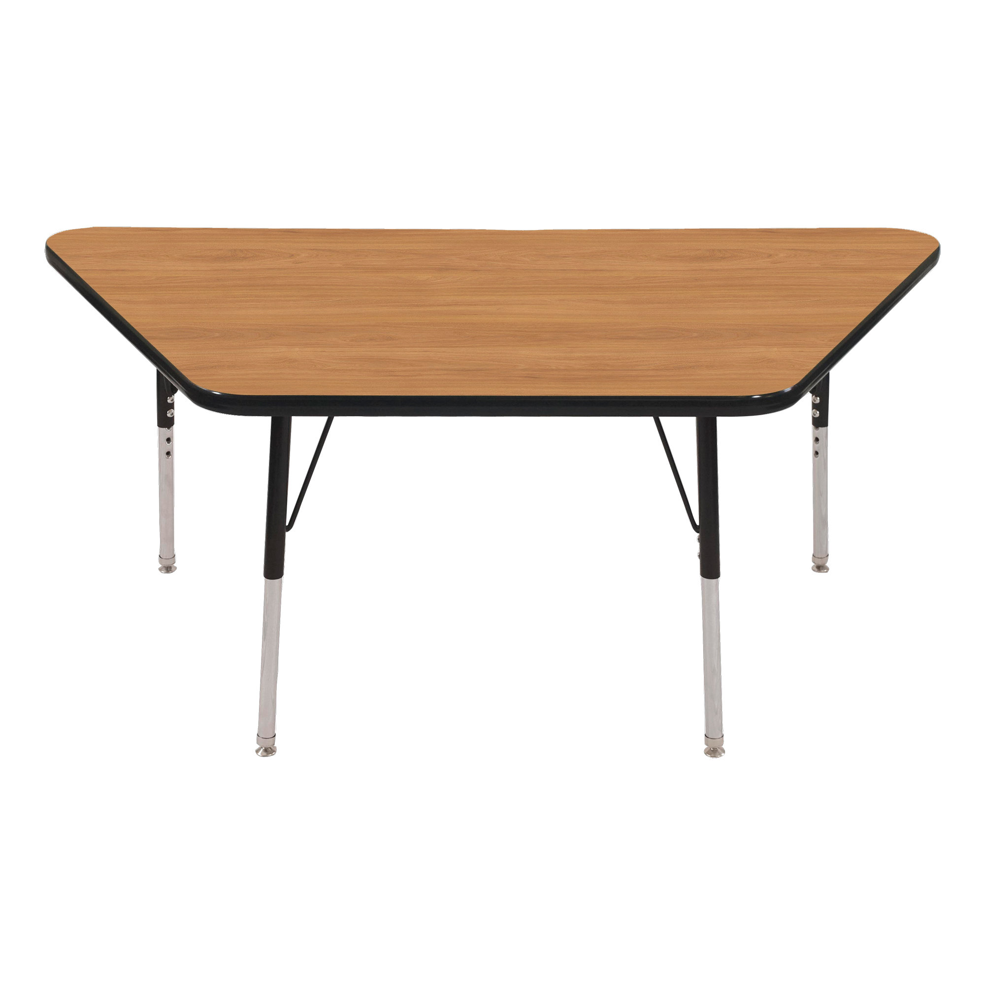 Norwood Commercial Furniture Adjustable Height Trapezoid Activity Table ...