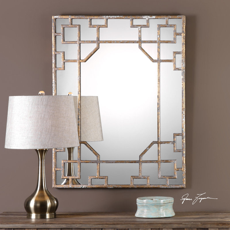 Darby Home Co Metal Rectangle Wall Mirror & Reviews | Wayfair