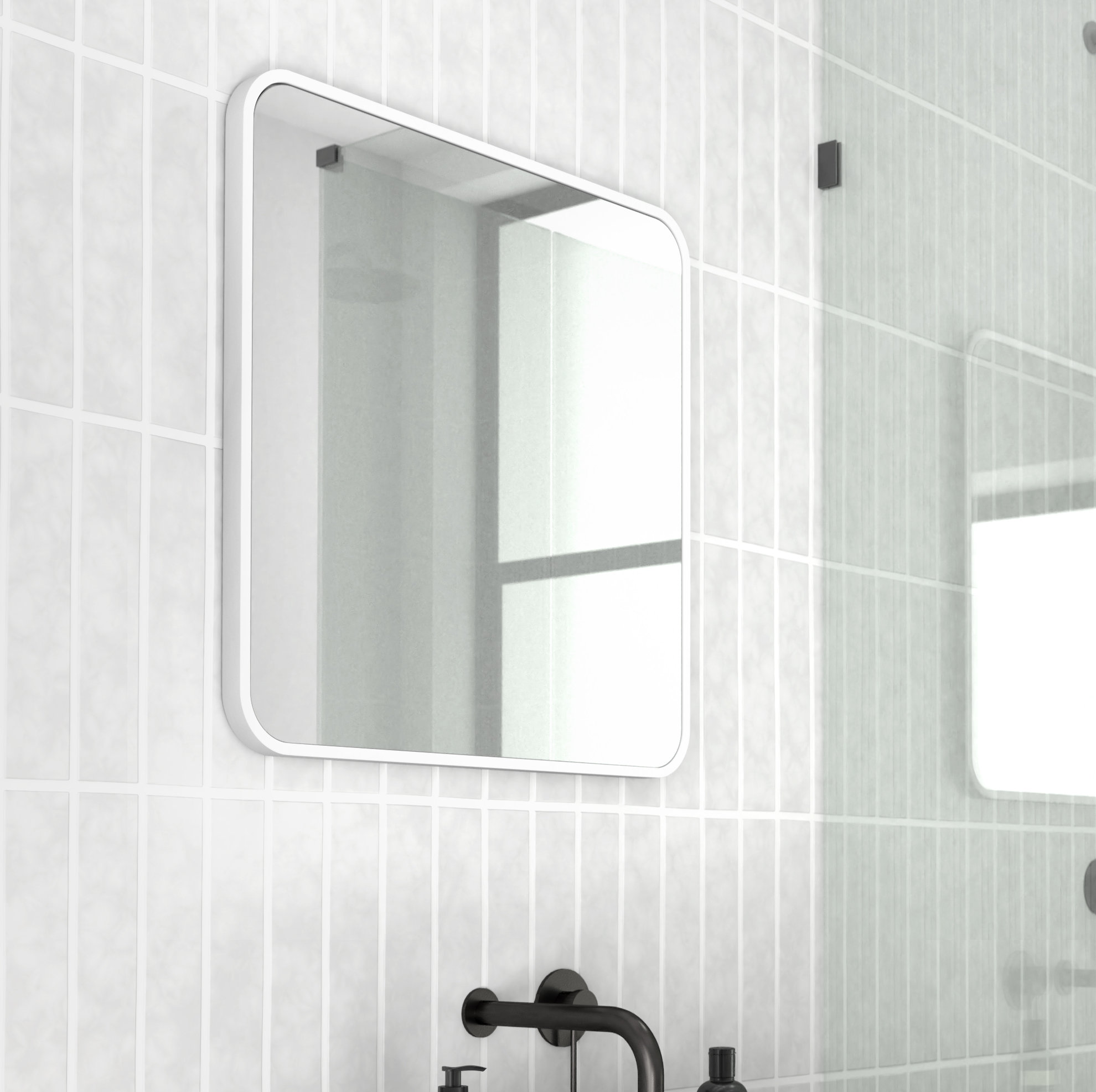 Glass WarehouseRadius Corner Modern & Contemporary Bathroom/Vanity ...