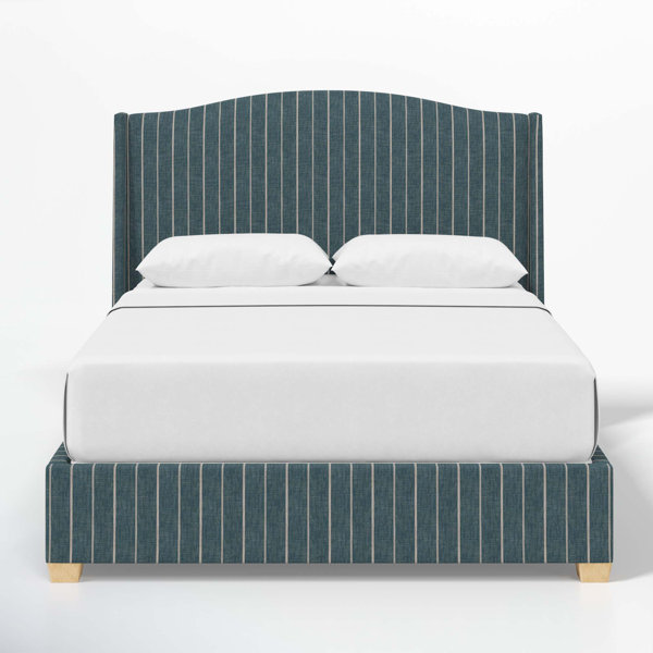 Wildon Home® Demerion Upholstered Wingback Bed | Wayfair