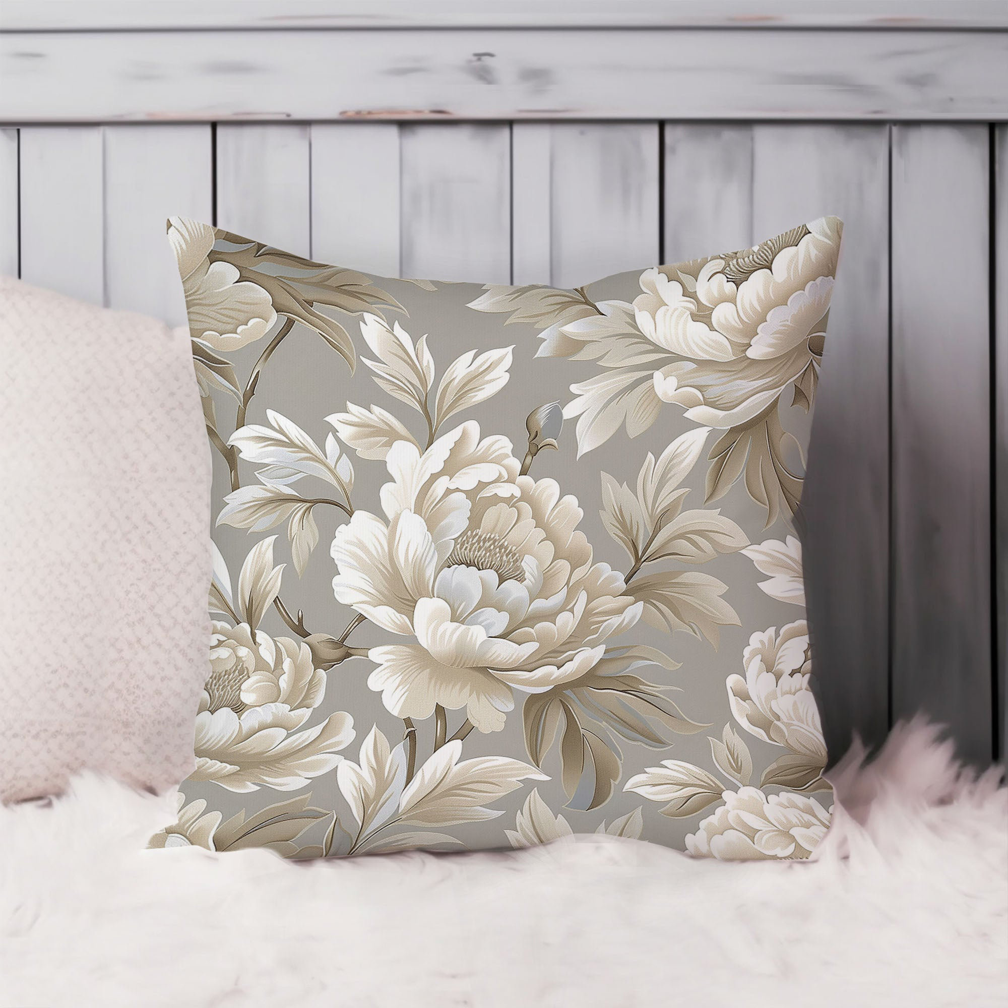 Ethan Taylor Floral Muted Neutral Flowers Floral VI | Wayfair