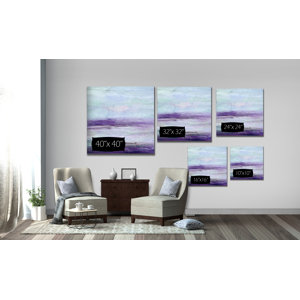 Ebern Designs " Violet Gray II " on & Reviews | Wayfair