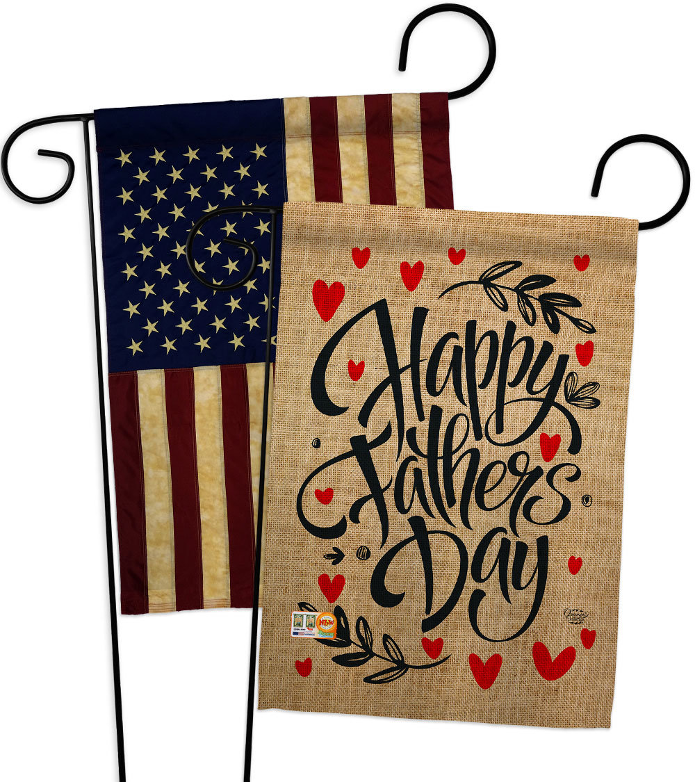 Ornament Collection Special Father Day Garden Flags Pack Father's ...