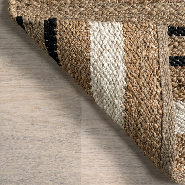 Emily Henderson x Rugs USA Raleigh Striped Jute Area Rug | Wayfair