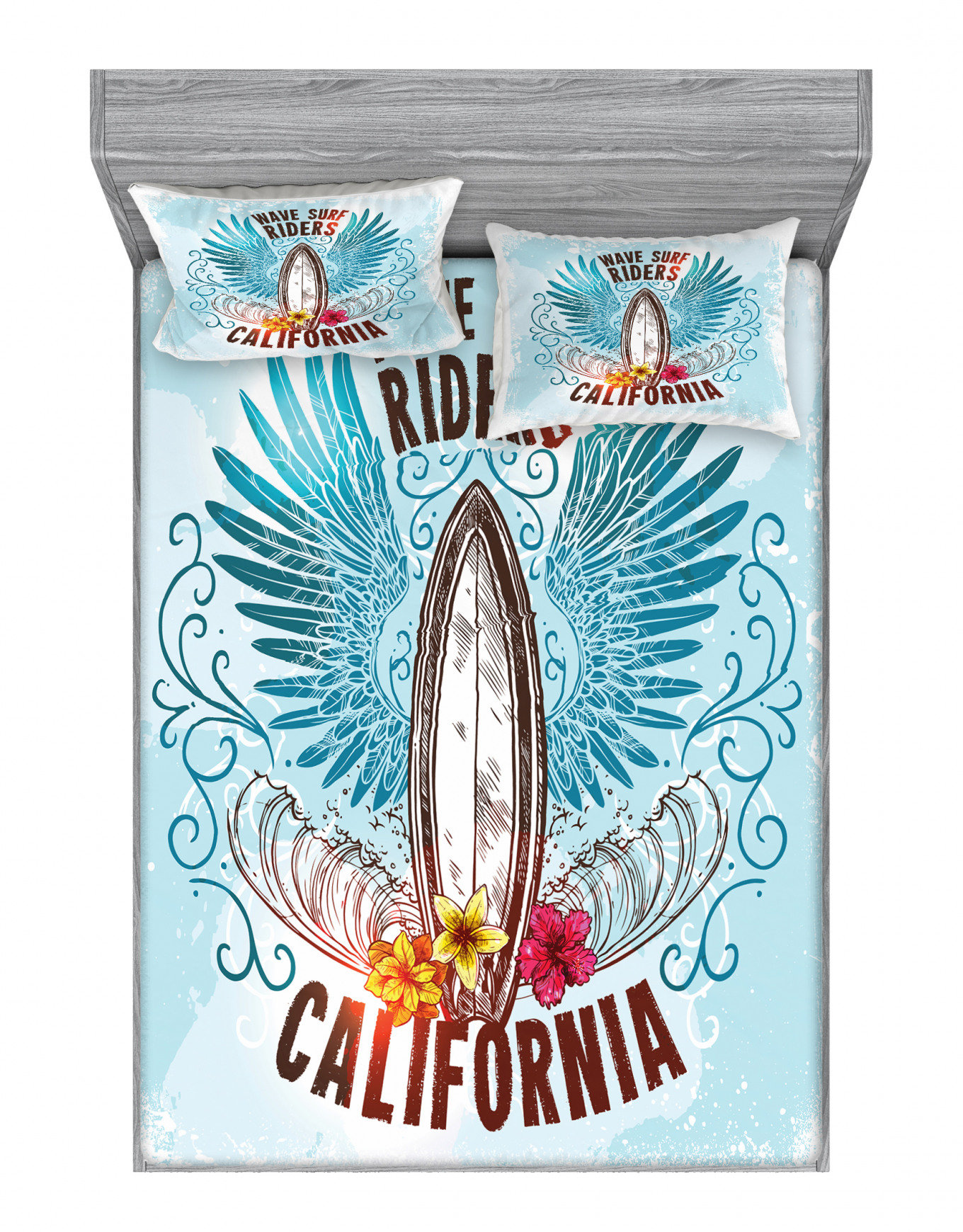 Ambesonne Surf Sheet Set | Wayfair