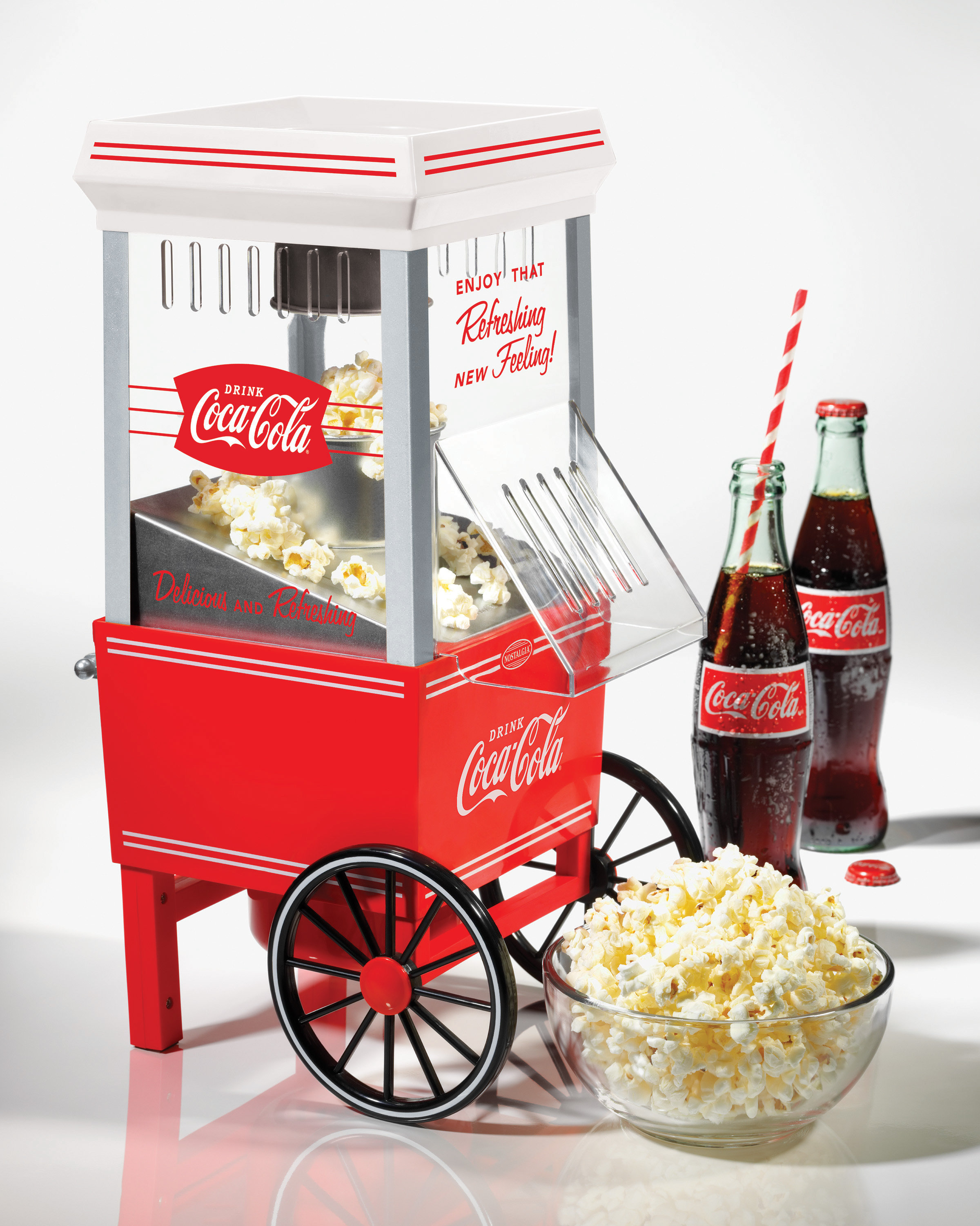 Nostalgia Coca-Cola 12-Cup Hot Air Popcorn Maker & Reviews - Wayfair Canada