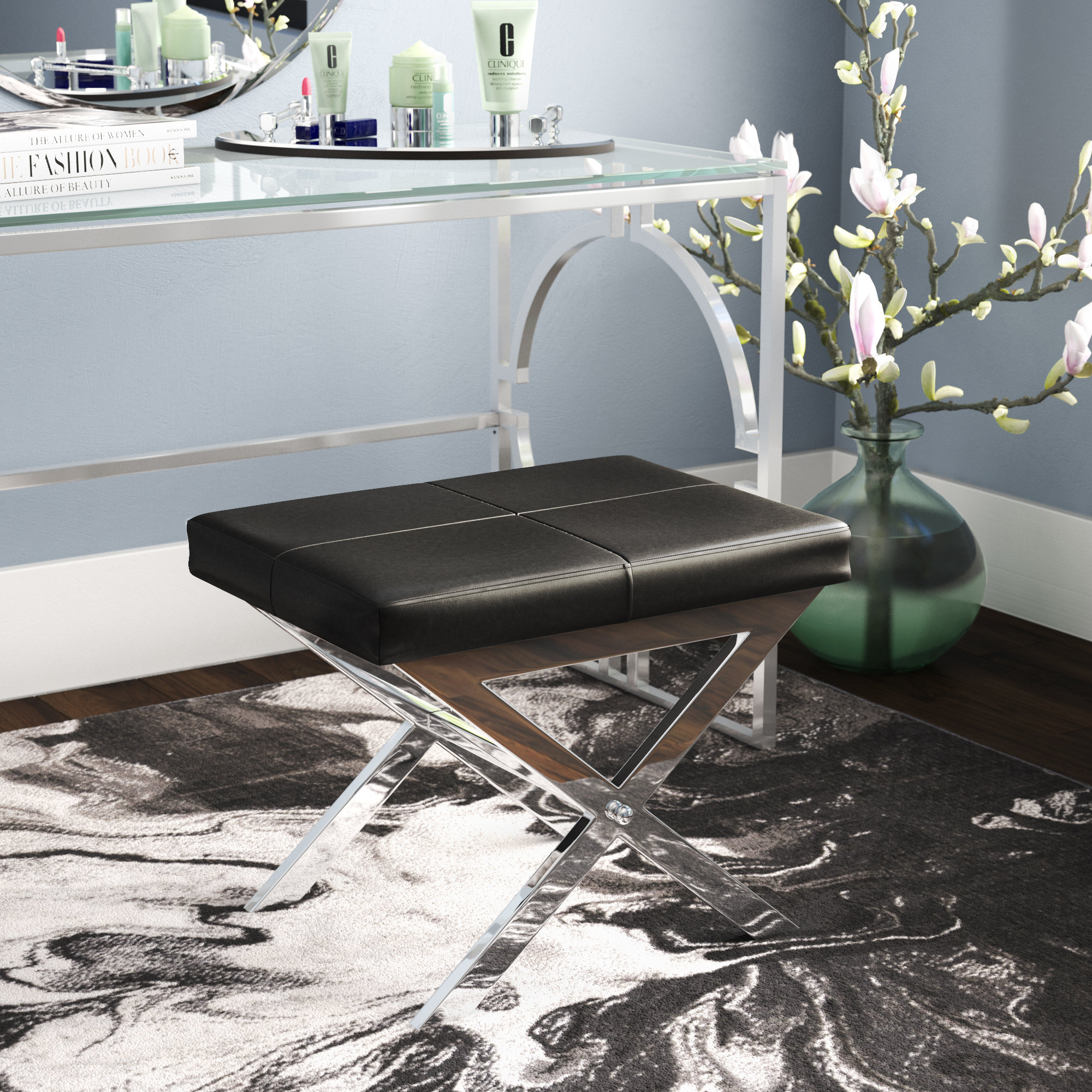Etta Avenue™ Norah Metal Accent Stool & Reviews | Wayfair