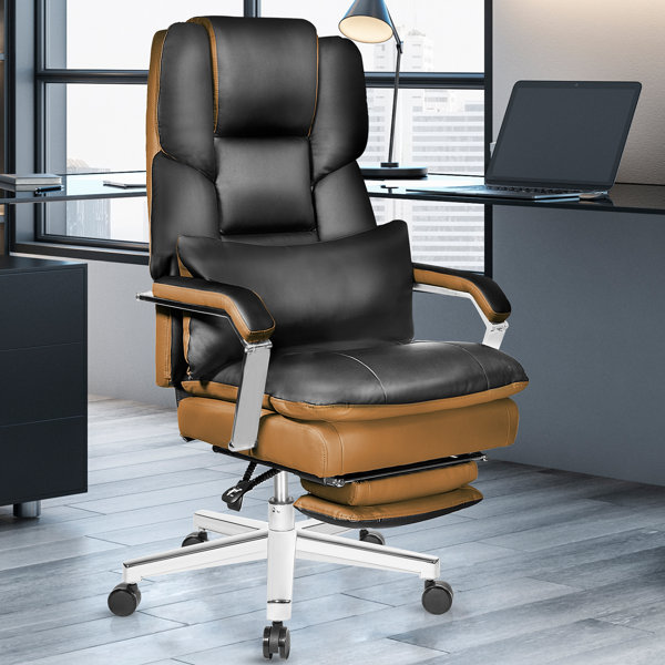 Hokku Designs Cranbrook Big and Tall Ergonomic Reclining Executive ...