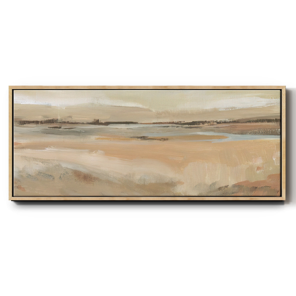 Wexford Home Earth Tone Landscape II- Framed Canvas | Wayfair