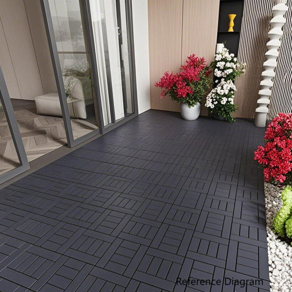 INLE DIY Module Interlocking Decking Tiles Floor Tile | Wayfair