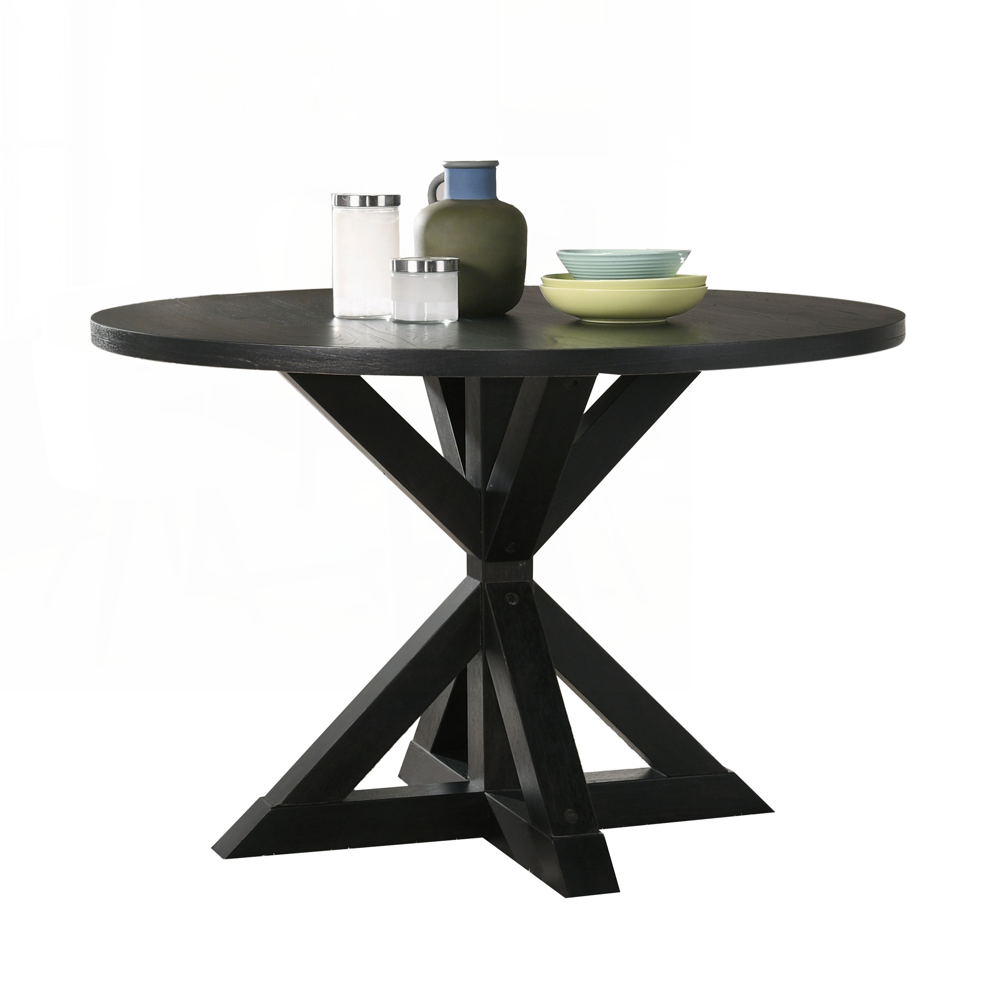 Ophelia & Co. Windvale Cross-Buck Base Dining Table | Wayfair