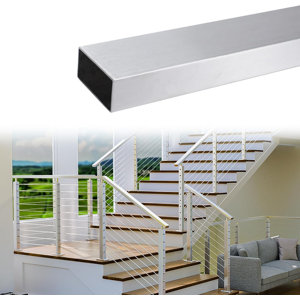 Muzata Handrail Flat Top Rail Cable Railing System | Wayfair