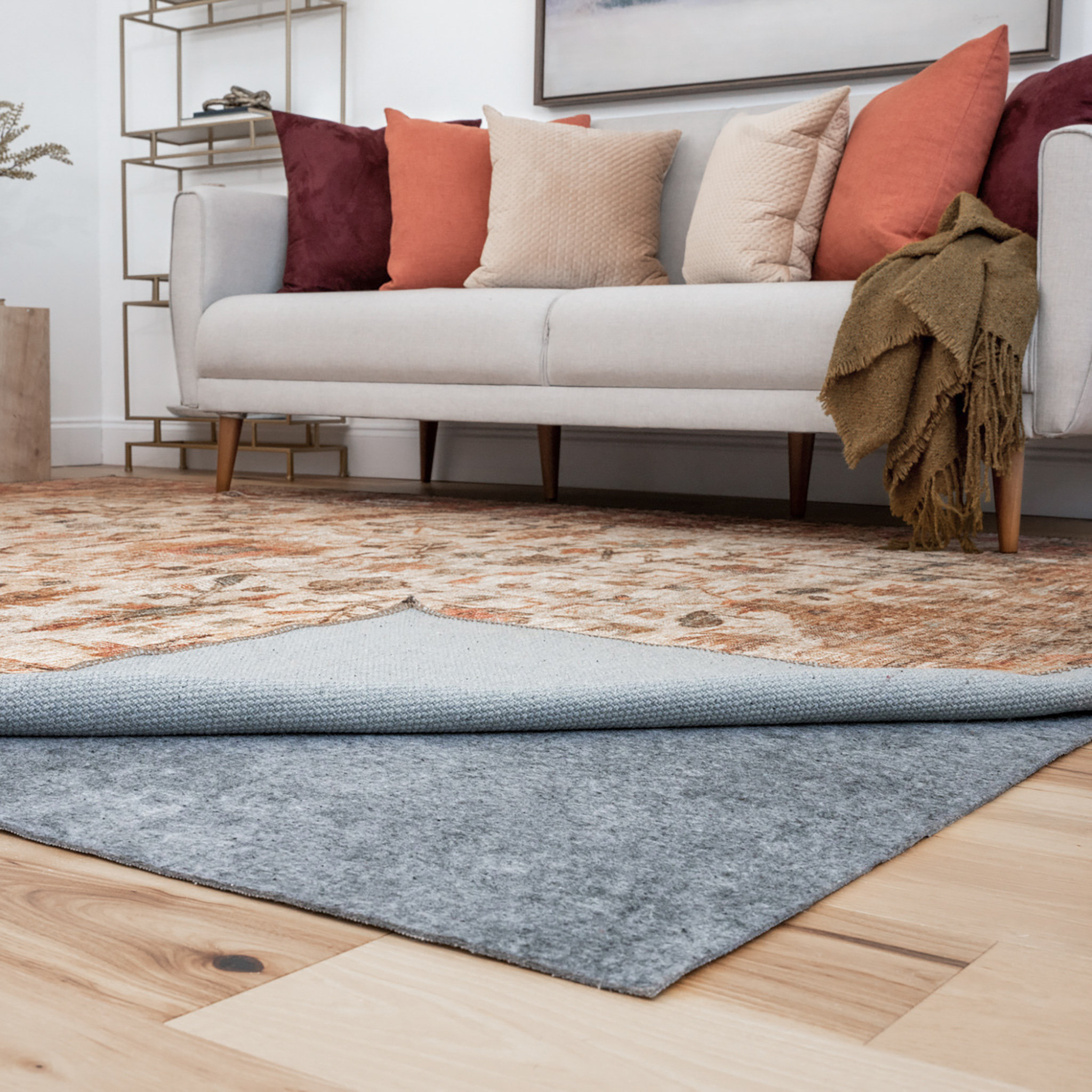 Ebern Designs Zarie Gatto Dual Surface Non-Slip Rug Pad & Reviews | Wayfair