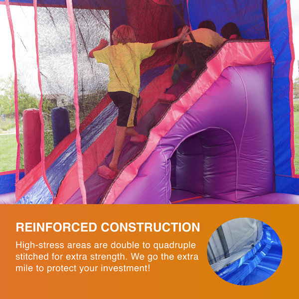 JumpOrange Princess Bounce House for Kids and Adults (with Blower ...